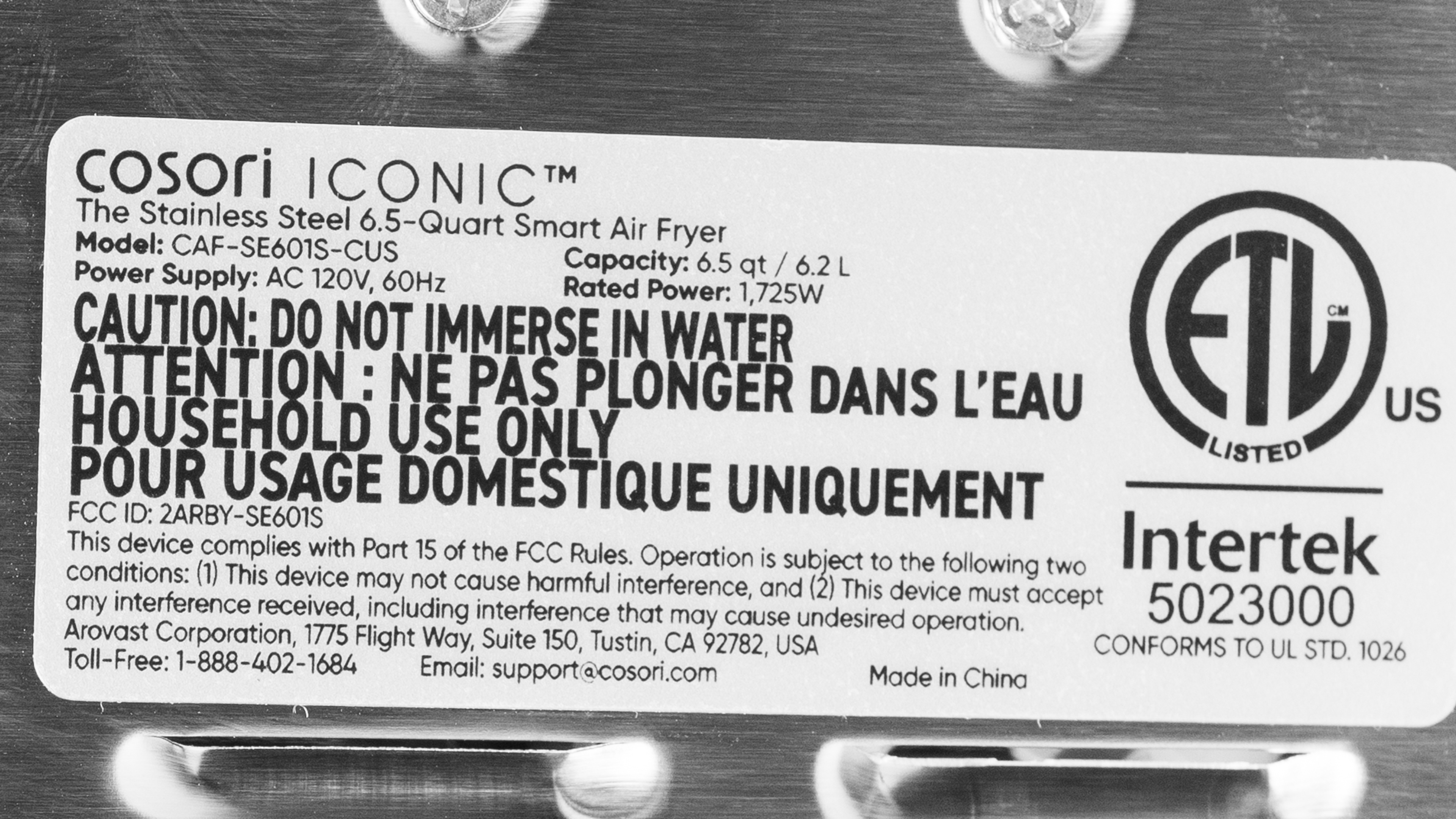 COSORI Iconic Review - RTINGS.com
